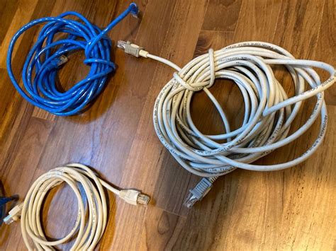 Set Of Ethernet Lan Internet Cables Computers And Tech Parts And Accessories Cables And Adaptors On