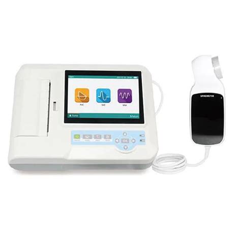 Contec Sp100 Digital Spirometer Handheld Lung Function Tester Pulmonary Device Breathing