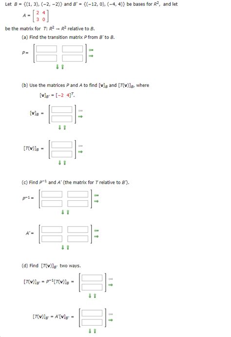 Solved Let B 1 3 2 2 And B 12 0 4 4 Be