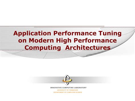 Ppt Using Performance Monitoring Hardware For Application Performance