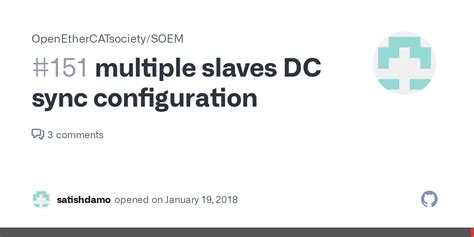 Multiple Slaves Dc Sync Configuration · Issue 151