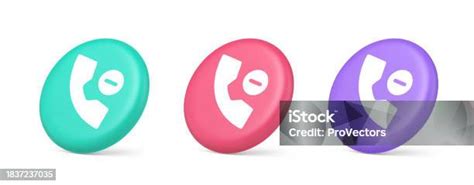 전화 통화 연락처 삭제 통신 버튼 음성 대화 웹 인터페이스 앱 3d 등각 투영 원 아이콘 3차원 형태에 대한 스톡 벡터 아트 및 기타 이미지 3차원 형태 건강관리와