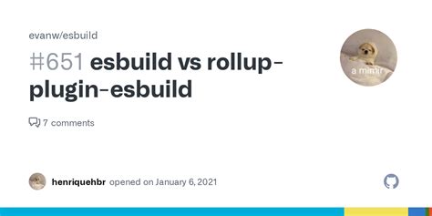 Esbuild Vs Rollup Plugin Esbuild Issue Evanw Esbuild GitHub