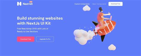 Nextkit Nextjs Free Ui Kit