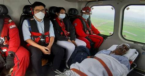 Unit Udara JBPM Lakukan Penerbangan Ihsan Bawa Pesakit Jantung Harian Metro