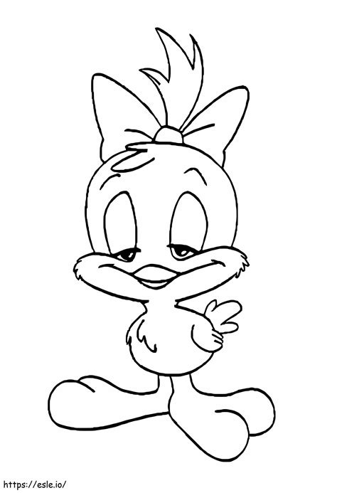 Sweetie Bird Tiny Toon Coloring Page