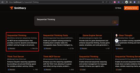 Mcp不可错过系列：在vs Code中配置sequential Thinking Mcp Server 宋马