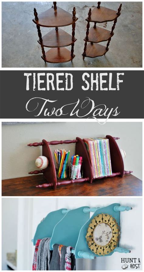 Tiered Shelf Two Ways Makeover Ideas