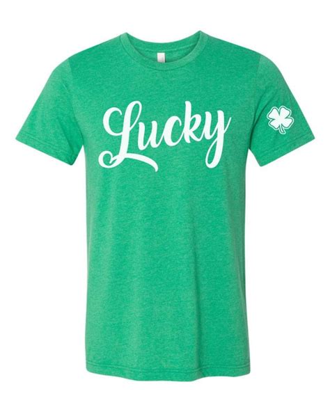 Lucky T Shirt Etsy