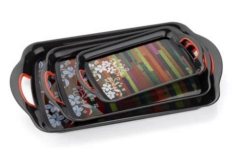 Plastic Serving Trays Set At Rs 99set Plastic Tray For Tea In Rajkot