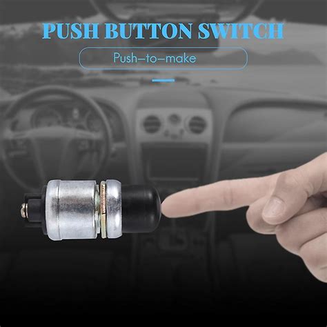 Heavy Duty Engine Push Button Heavy Duty Momentary Switch 12v Dc Weatherproof Push Button Switch