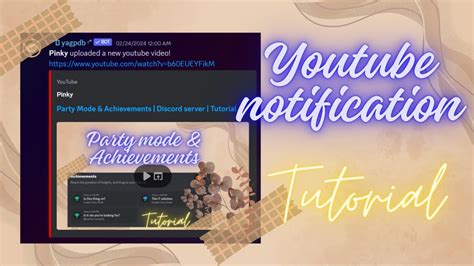 youtube notification tutorial discord bot yagpdb bot youtube