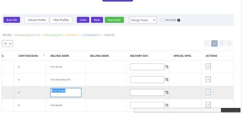 The Main Settings Of The Woocommerce Bulk Orders Editing Plugin