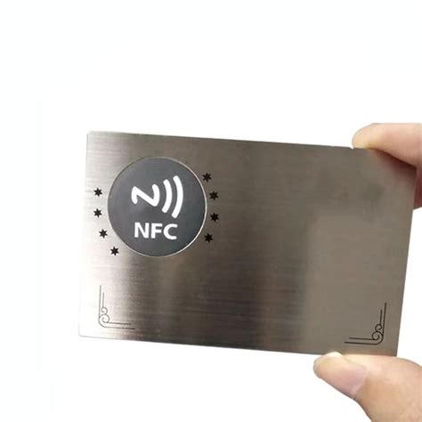 China Personalized Matte Black Contactless Rfid Nfc Chips Metal