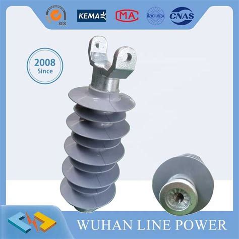25kv125kn Electrical Line Post Polymer Insulator With Vertical Clamp