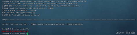linux系统安装nodejs（详细教程） linux安装nodejs csdn博客