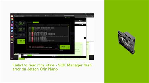 Failed To Read Rcmstate Sdk Manager Flash Error On Jetson Orin Nano