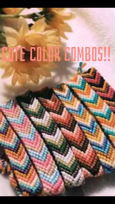 Friendship Bracelet Color Combinations