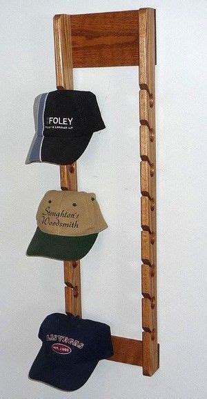 Baseball Hat Racks Solid Oak Double Cap Rack Hat Rack For Baseball