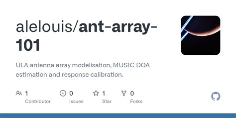 Ant Array 101mainpy At Main · Alelouisant Array 101 · Github