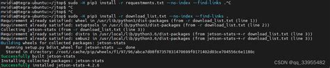 jetson 在线 离线安装jtop工具 linux下载jtop csdn博客