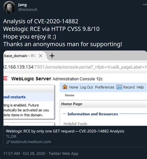 Explotan vulnerabilidad crítica de Oracle WebLogic PARCHEA YA Segu Info Ciberseguridad