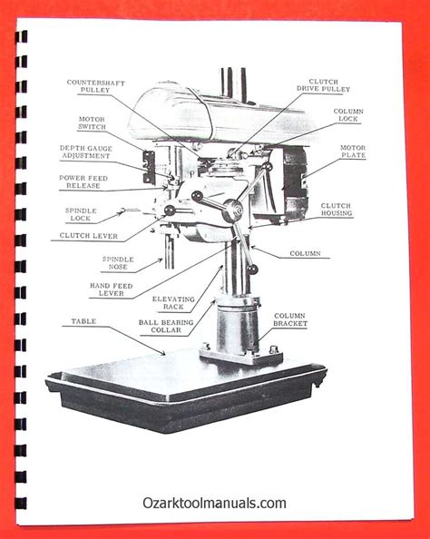 The Complete Craftsman Drill Press Parts Diagram A Step By Step Guide