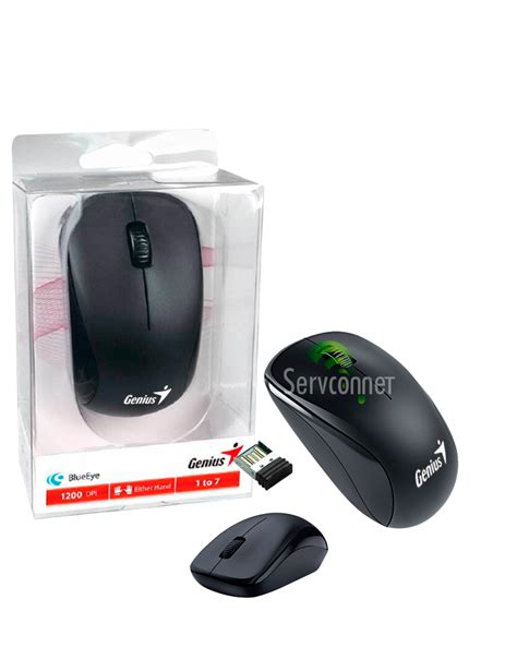Mouse Wireless Genius Nx 7000 Negro Blueeye 24 Servconnet