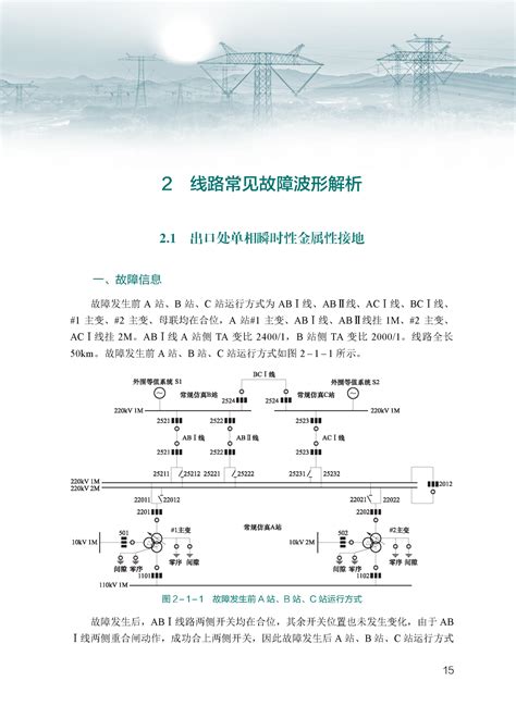 电网故障录波图解析 有电书房
