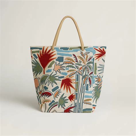 Palm Tree Beach Bag Green Hermès Uk