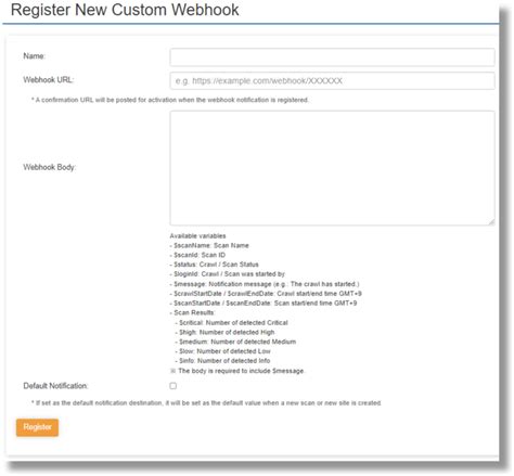 Custom Webhook Settings Aeyescan Support Portal