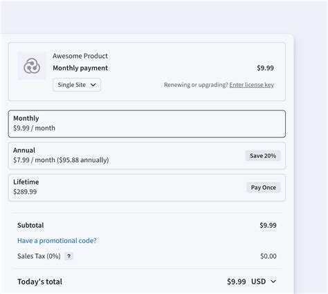 new feature billing selector ui for checkout freemius blog