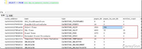 谈一谈sql server中的执行计划缓存（上） careyson 博客园