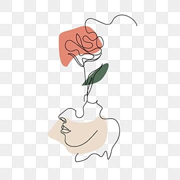 Roses Aesthetic Clipart Hd Png Rose Line Art Aesthetic Rose Drawing