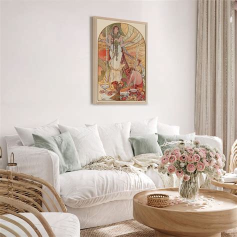 Alphonse Mucha Incantation Art Nouveau Print Vintage Home Decor Etsy