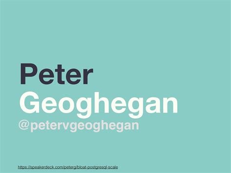 Bloat Postgresql Scale Speaker Deck