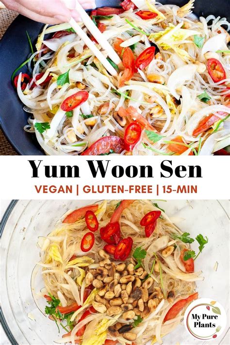 Yum Woon Sen Meatless Thai Glass Noodle Salad