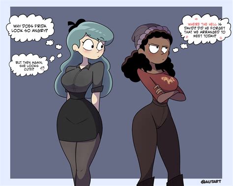 Rule 34 Aged Up Autart Big Breasts Blush Breasts Cleavage Clothed