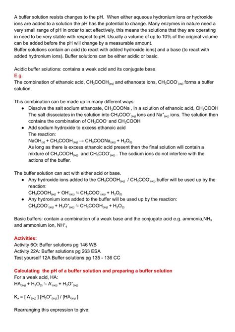 Aqueous Systems Chemistry Level 3 Ncea Thinkswap