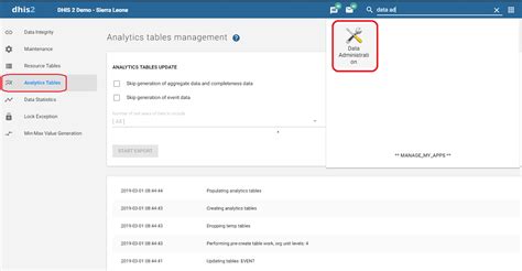 Run Analytics On Dhis2 Support Assistance Technique Dhis2 Community
