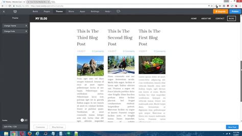 Weebly Tutorial How To Put Your Weebly Blog Posts Into Columns Youtube