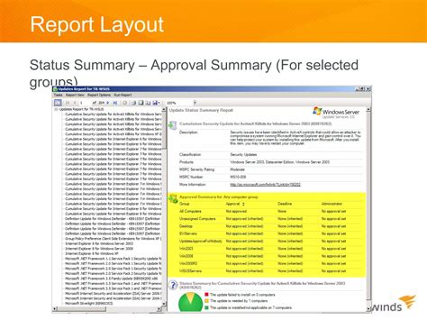 How To Wsus Reporting Made Easier Ppt