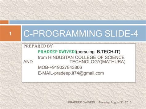 C Programming Slide C02 Ppt