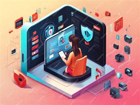 Premium Photo Isometric Personal Data Protection