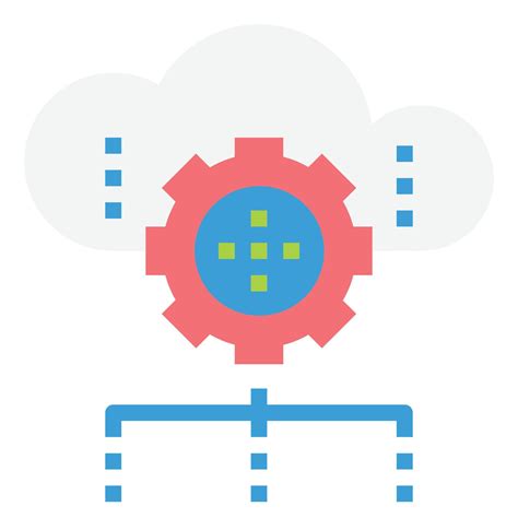 Cloud Data Technology Services Network Download Icon Vector Database
