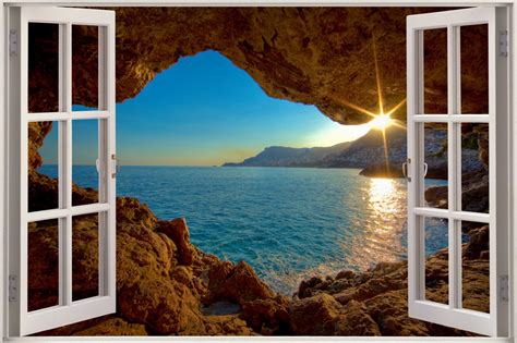 Окно с видом на море 75 фото