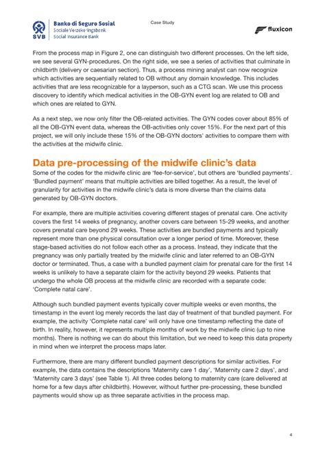 Process Mining Obstretical Care Claims Data IEEE Task Force On Process Mining