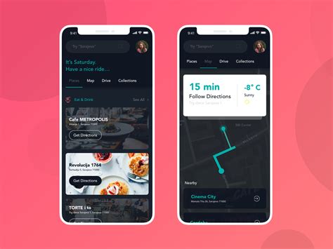 Navigation UI Behance
