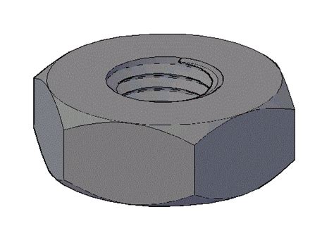 Nut DWG Block For AutoCAD Designs CAD
