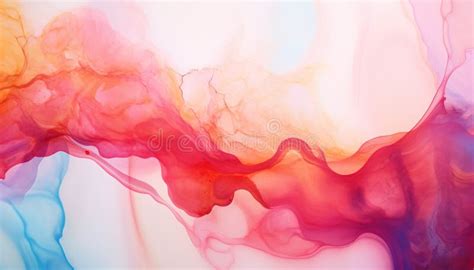 Mesmerizing Abstract Liquid Ink Flow Swirls Gradients Background Pattern Purple Orange Blue